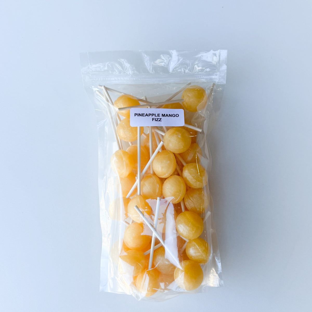 Large Lollies: Pineapple Mango Fizz Lollipop Candy – Candy Making Co.